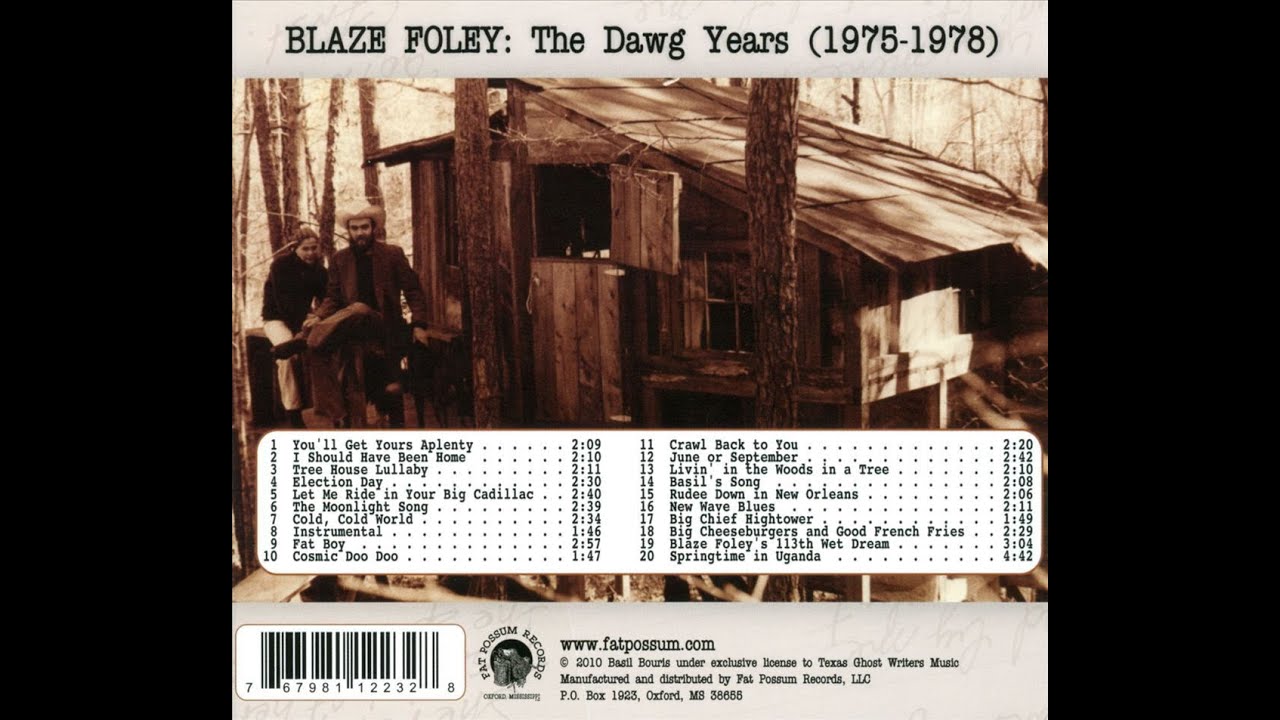 [2016] Blaze Foley - The Dawg Years (1975 - 1978) (Full Album) - YouTube