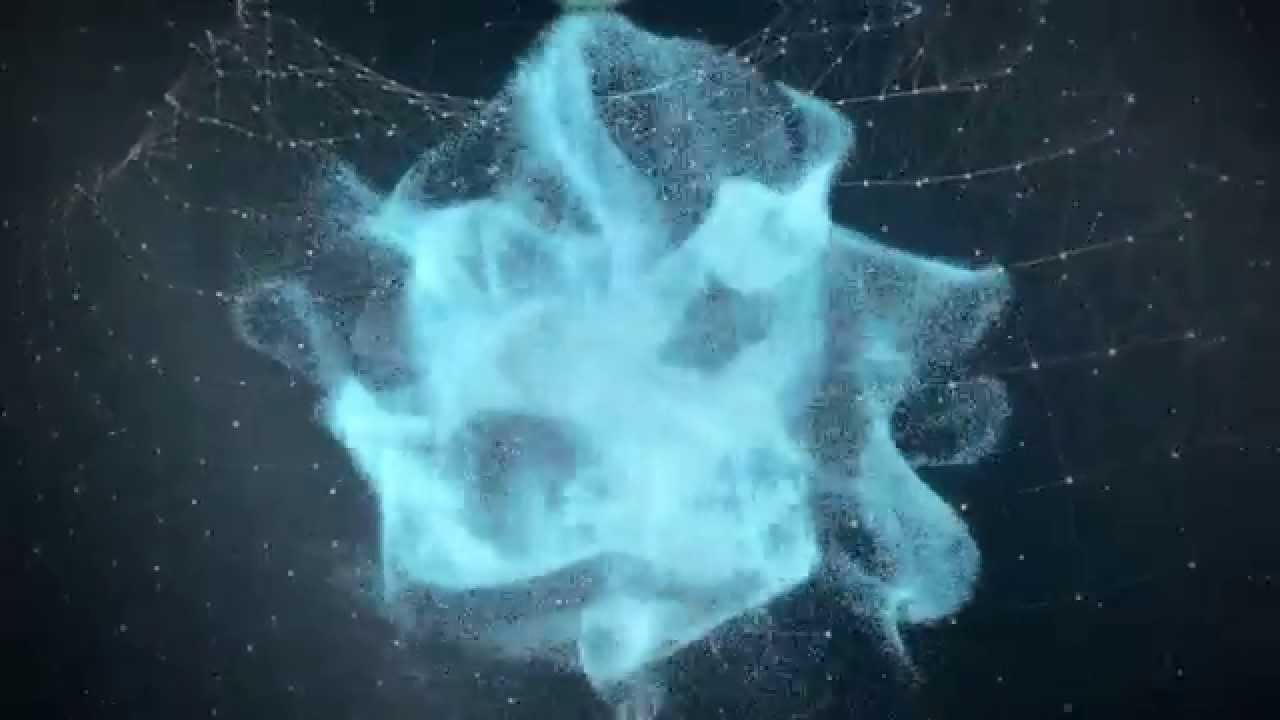 Particle Running in Particle Cinema 4D and Comp in After Effect - YouTube