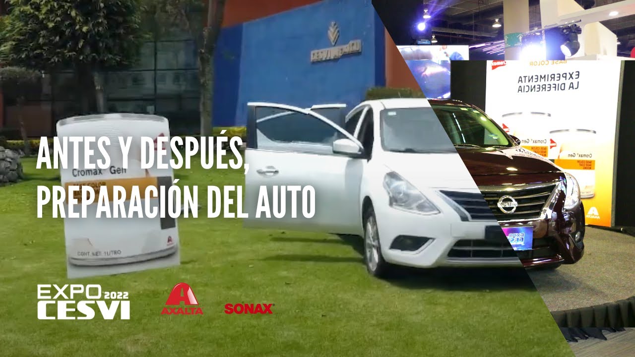 ¡Así repintamos el EXPO Auto con Royal Magenta de Axalta! - YouTube
