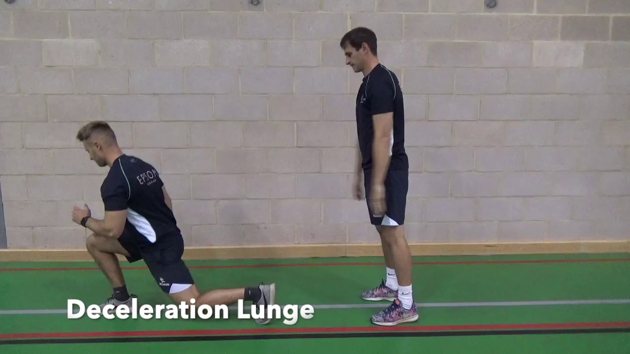 Deceleration Lunge - YouTube