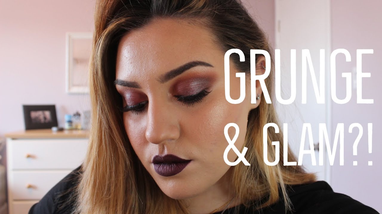 GRUNGE/GLAM LOOK! - YouTube
