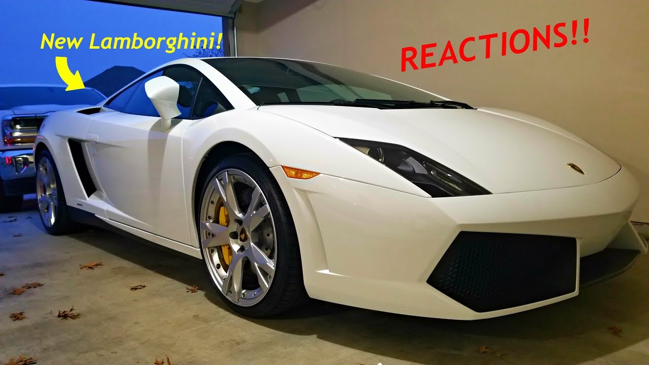 Shocked Reactions To The New Lambo! - YouTube