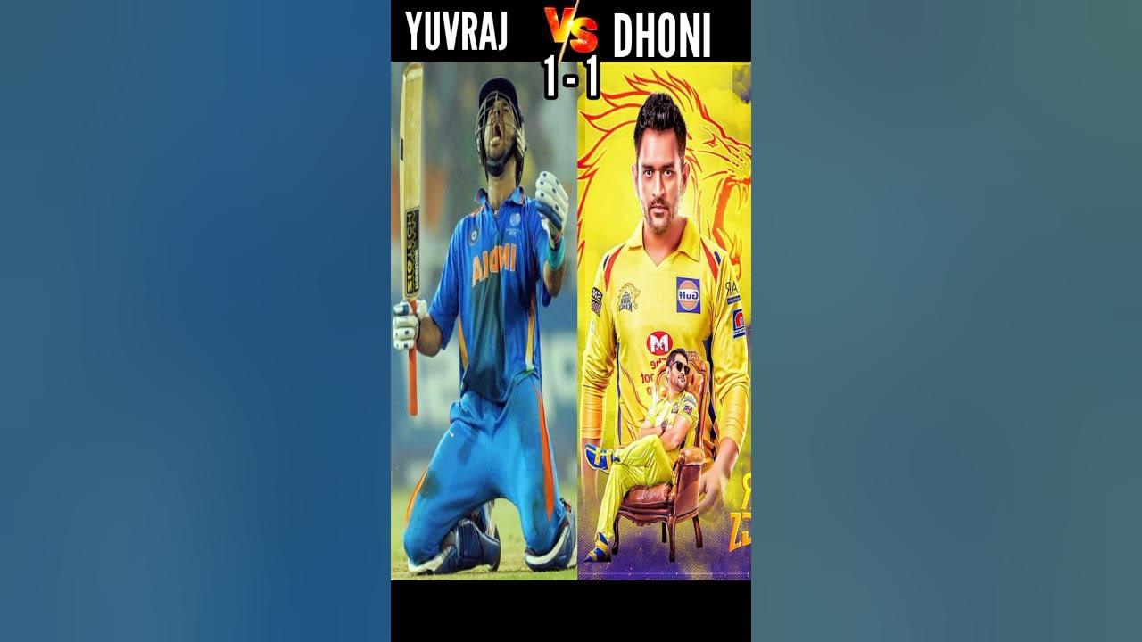 Yuvraj Singh Vs MS Dhoni || Full Details Comparison || #cricket #viral ...