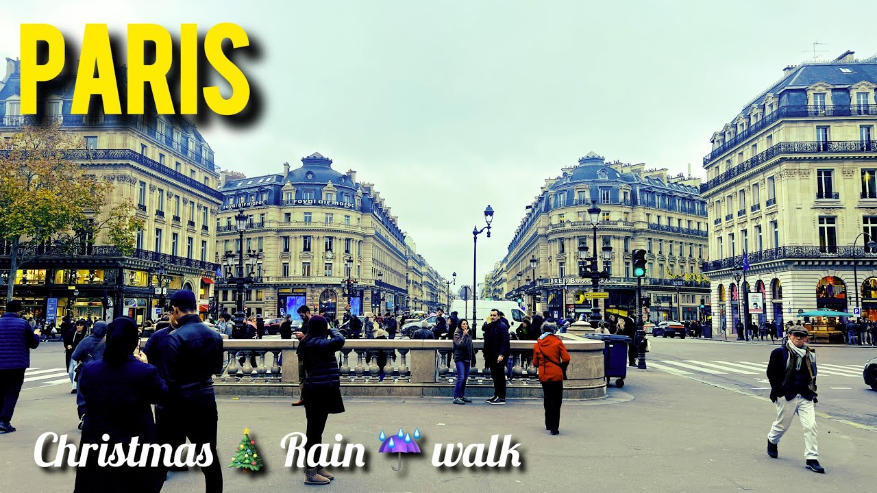 Paris France🇫🇷 - Paris Winter Walk in Cold🥶Days |4K HDR | Walk In Paris ...