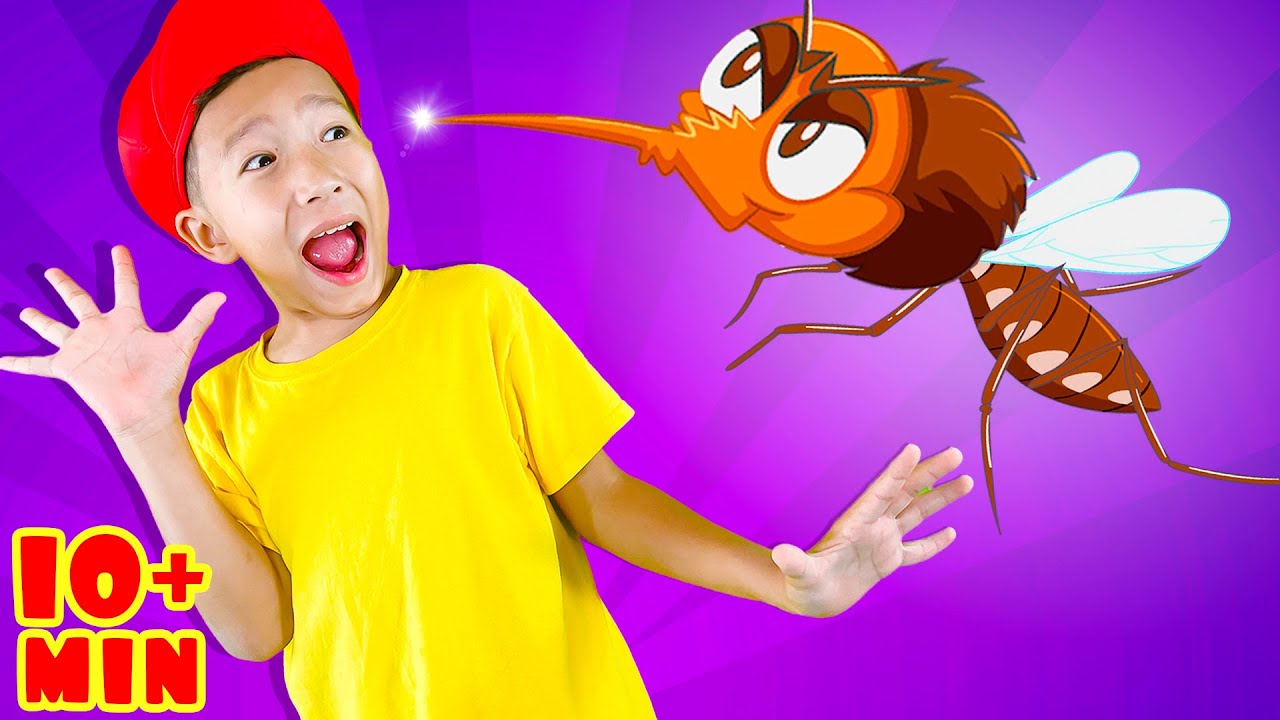 Buzz buzz buzz Mosquito Song + More Nursery Rhymes & Kids Songs - YouTube