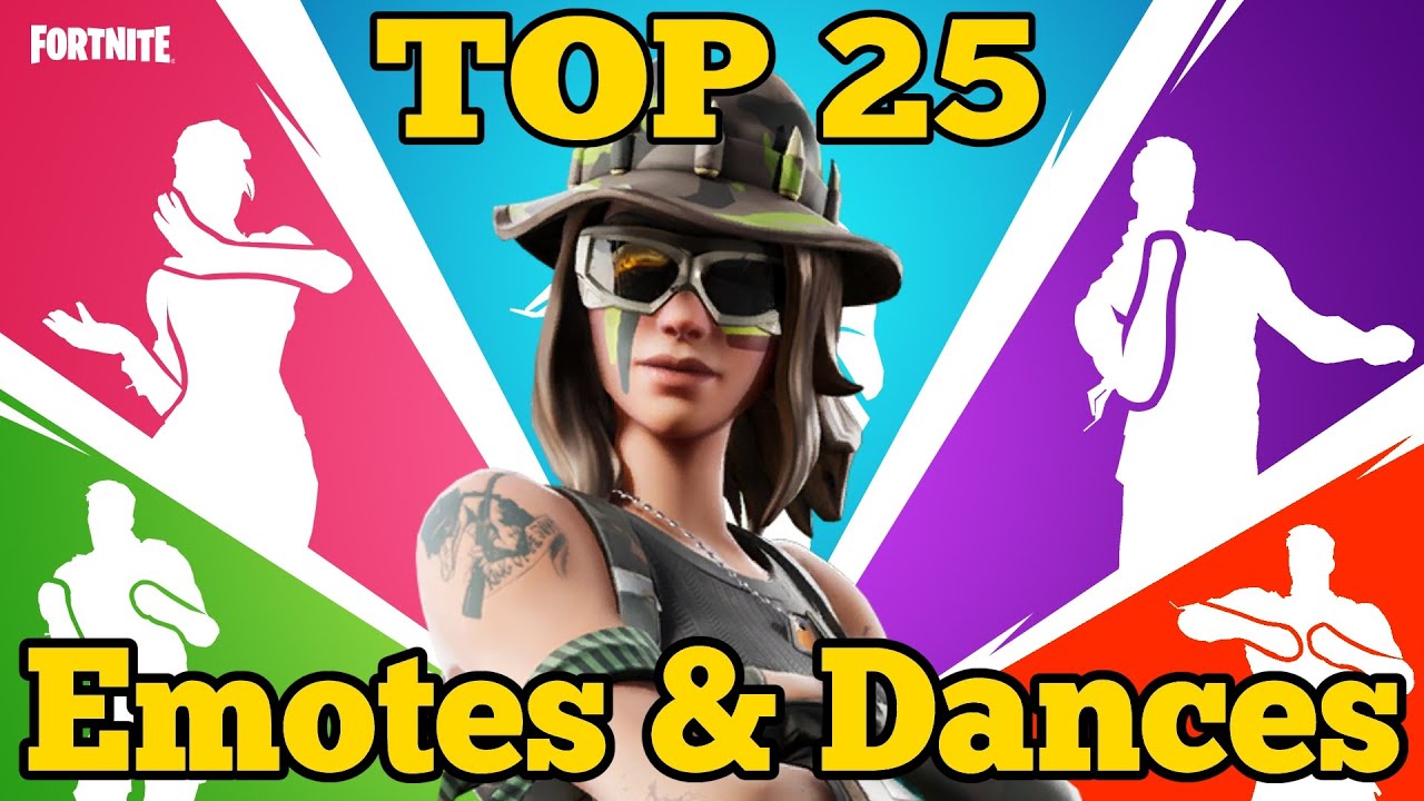 Fortnite Top 25 Emotes & Dances with Swamp Stalker Outfit Uncommon ...