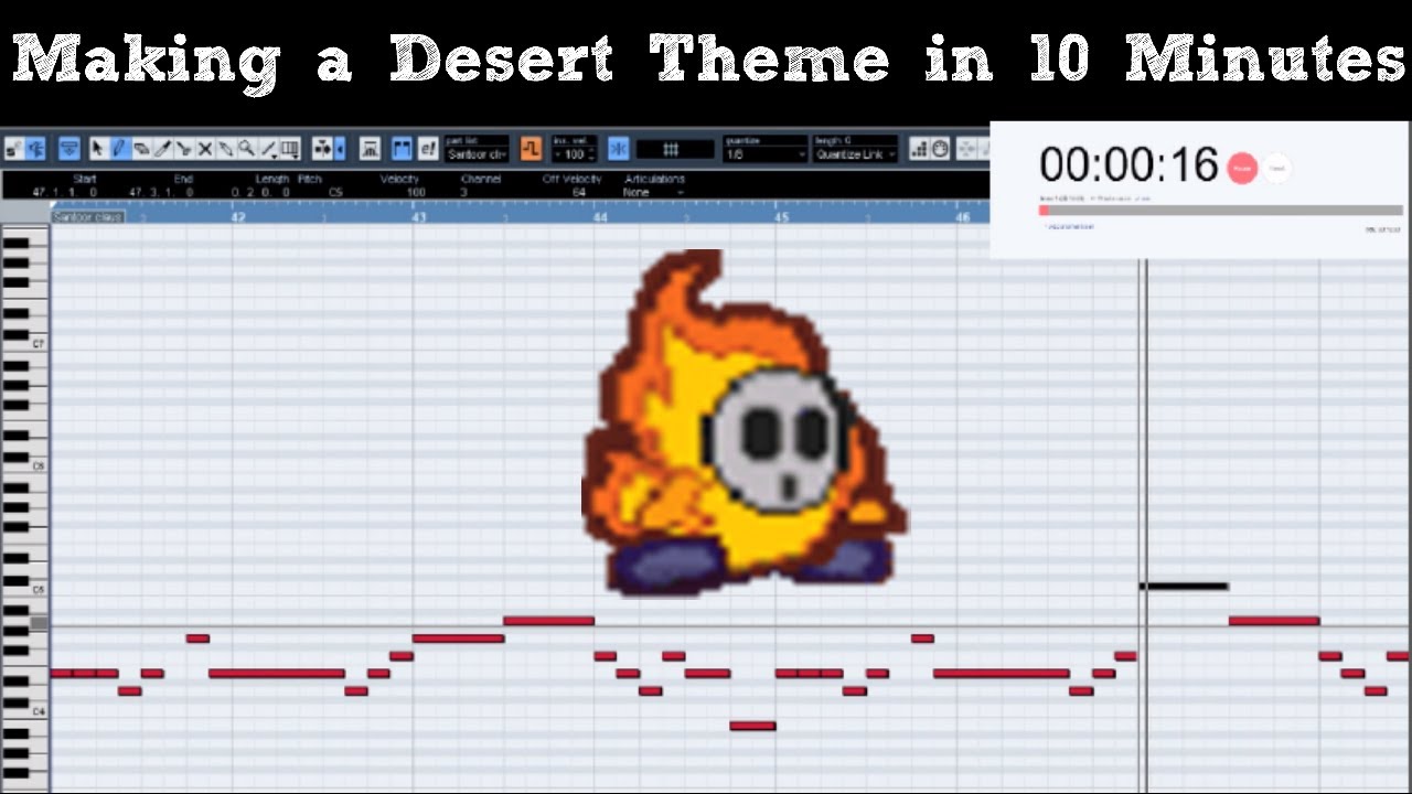 Attempting to Make a Desert Level Theme in 10 Minutes || Shady Cicada ...