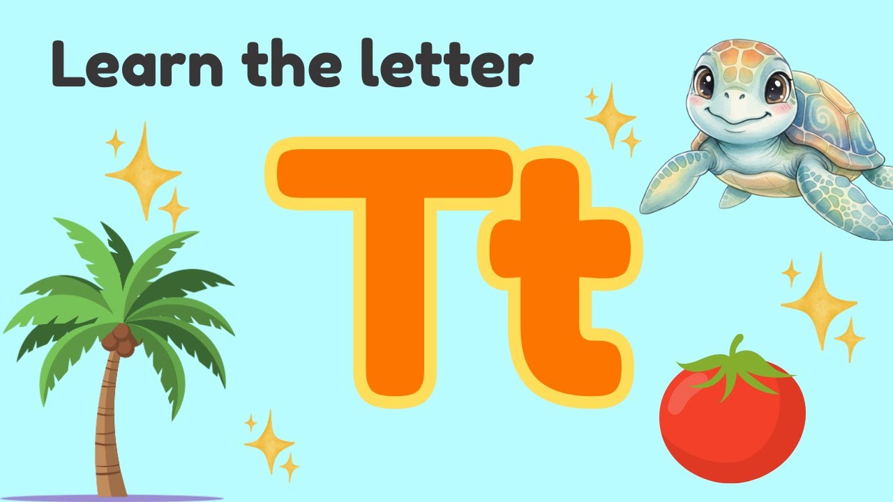 Phonics for kids | Learning the letter T | Phonic sounds for ...