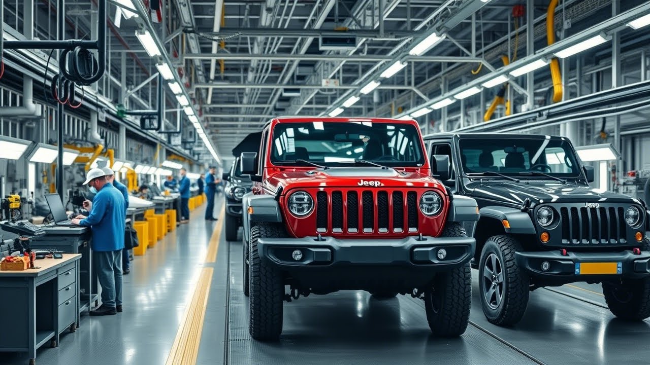 Jeep's Billion-Dollar Factory Tour: Grand Cherokee, Wrangler & Wagoneer ...