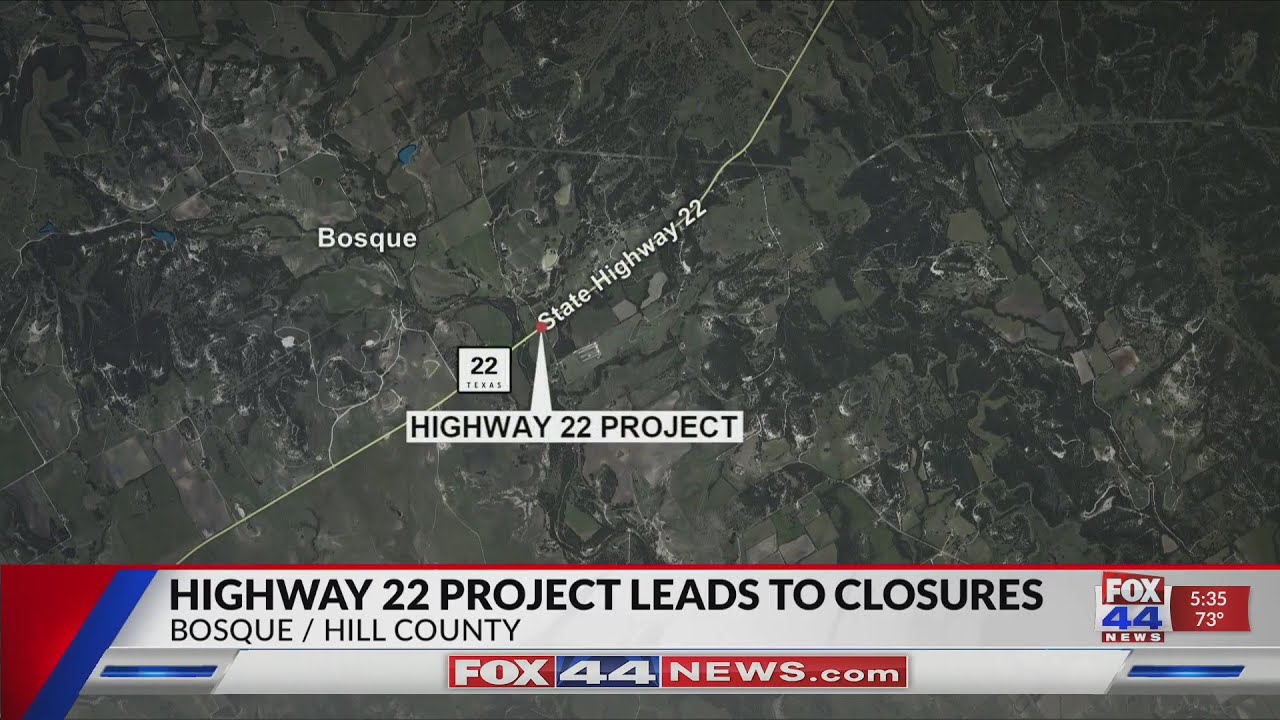 Highway 22 Project Leads to Closures - YouTube