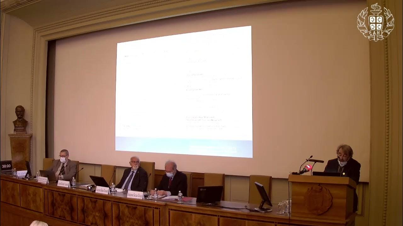 SANU: Projekat Jadar - šta je poznato? 2. Uvodne napomene – Vladimir Stevanović - YouTube