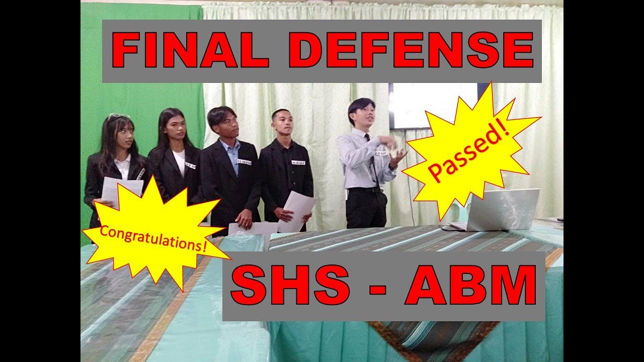 FINAL DEFENSE OF RESEARCH PAPER (ABM) - YouTube