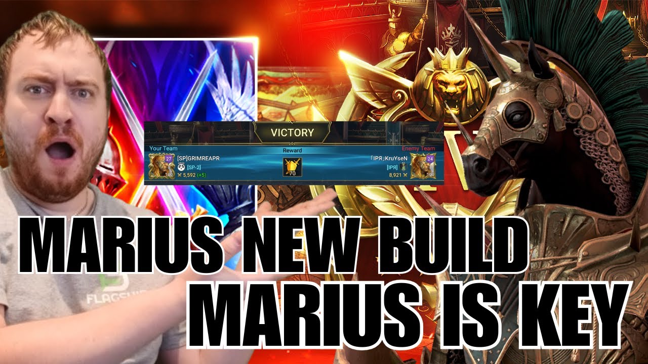 MARIUS NEW BUILD & HE IS KEY FOR LIVE ARENA. | Raid: Shadow Legends ...