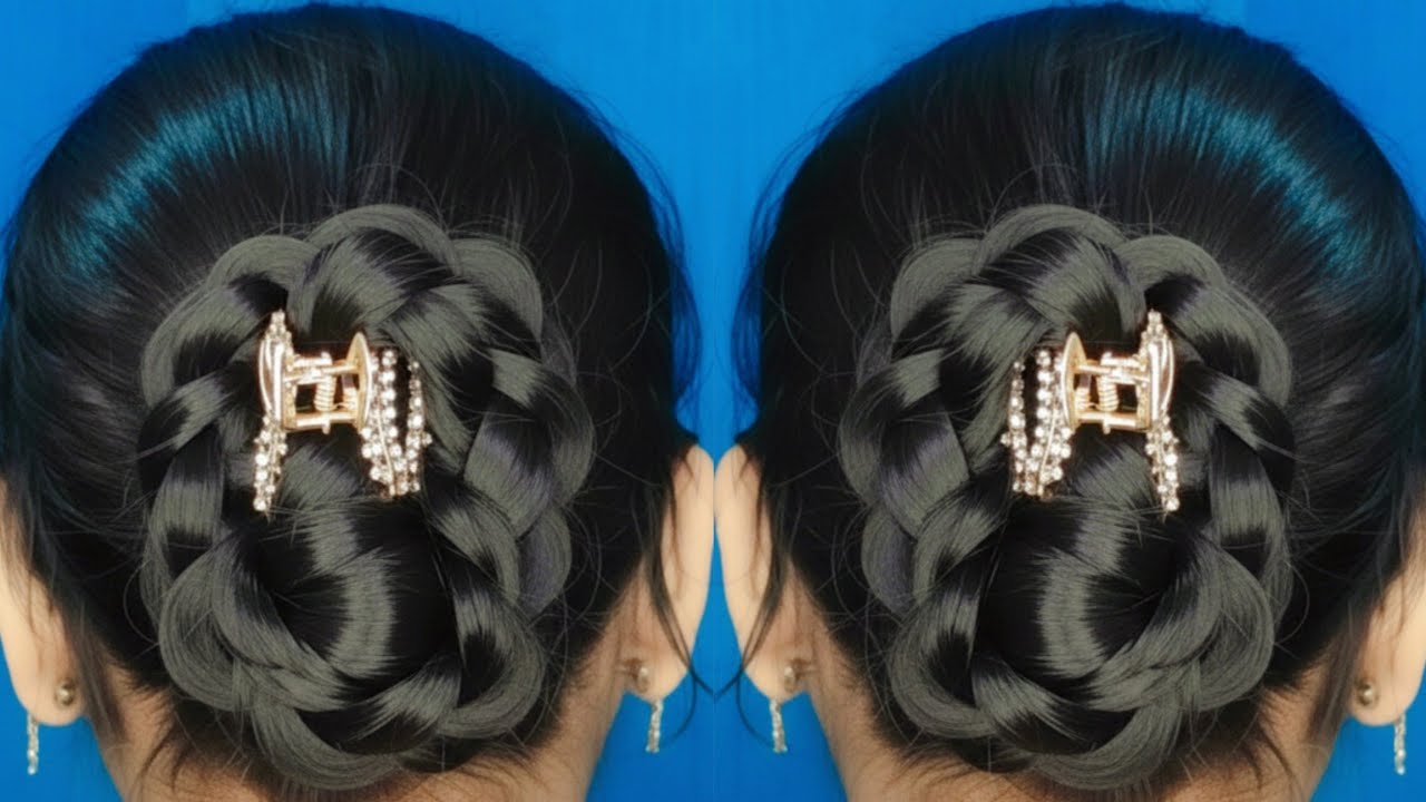 Everyday Simple Culture Juda Design 🌸 | Easy & Elegant Juda Hairstyle ...