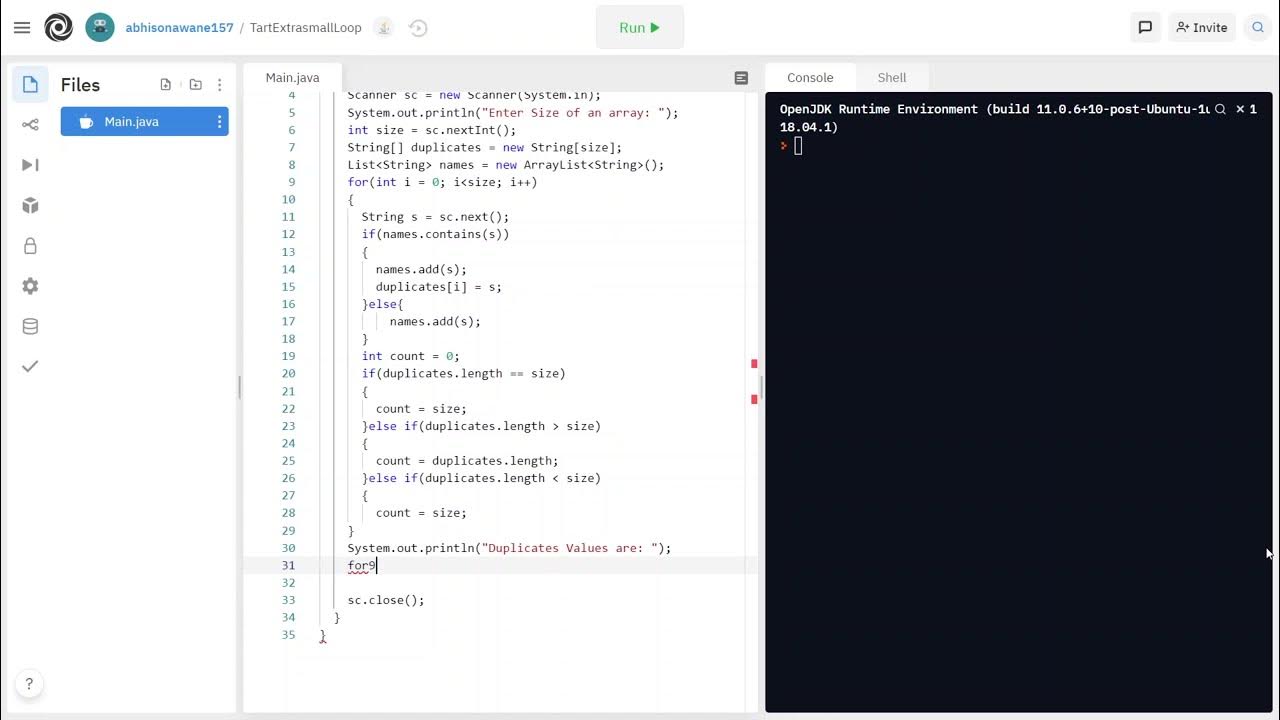 Coding Interview Question || Find the duplicate element (name) from an ...