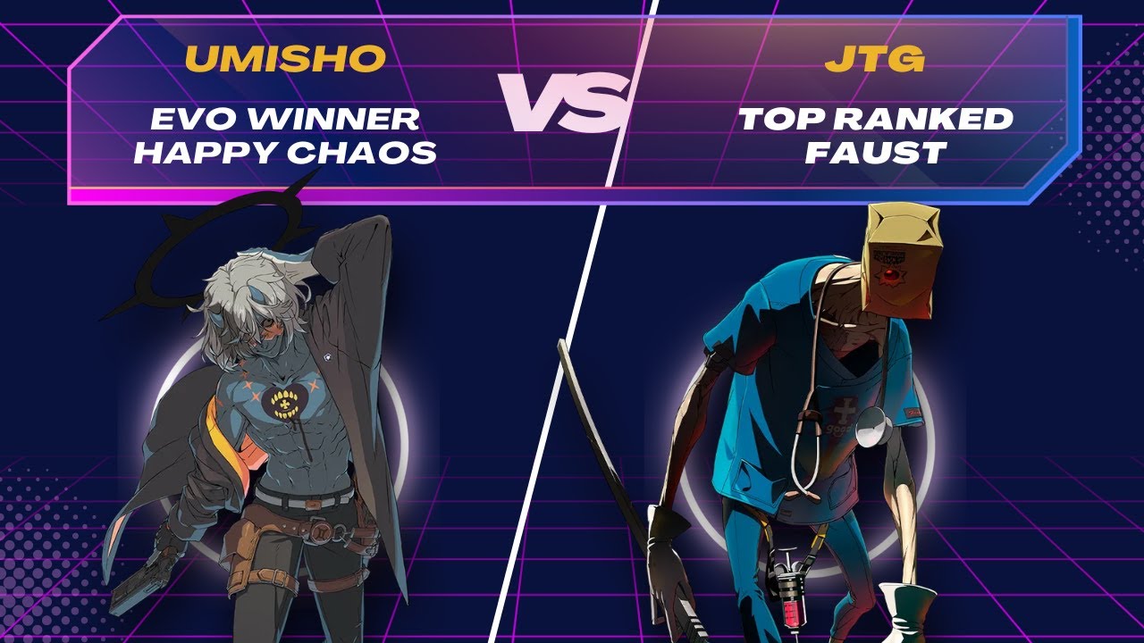 GGST Umisho(Happy Chaos) vs JTG | CPU (Faust). Guilty Gear Strive Top ...