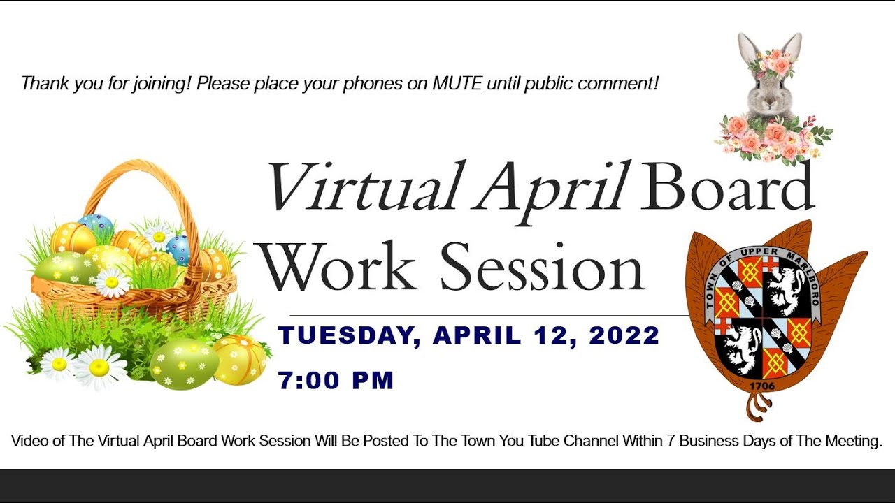 April Board Work Session - YouTube