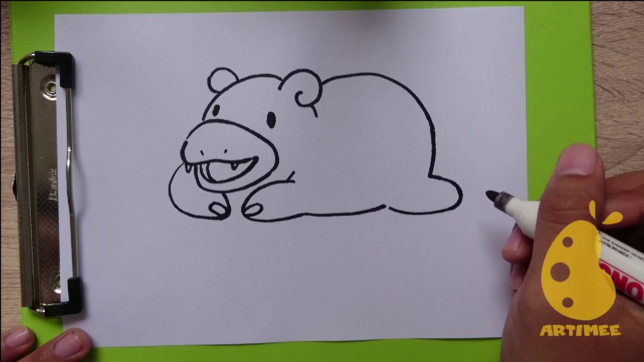 How to Draw Slowpoke - YouTube