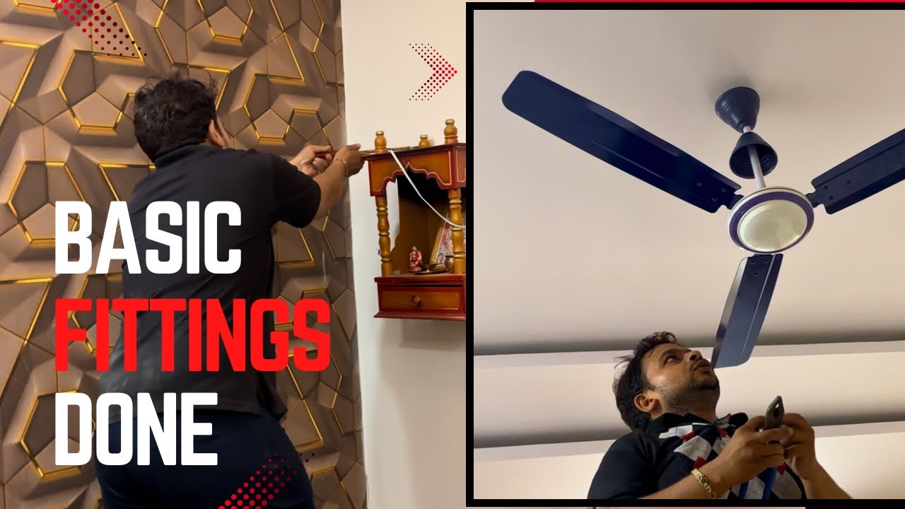 Electrical Fittings in New House || Basic Fittings Done !! || Daily ...