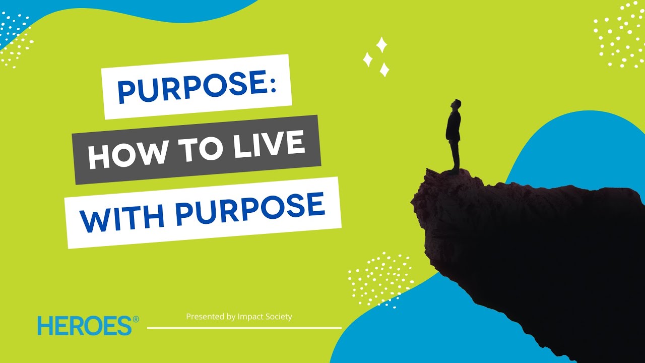 PURPOSE: Discovering Your Purpose - YouTube