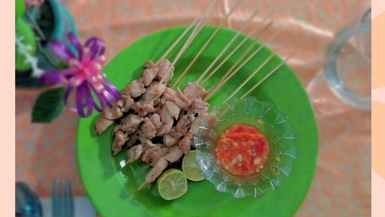 PRAKTEK MEMASAK "DRY HEAT COOKING" TEKNIK GRILLING (MEMBAKAR) || SATE ...