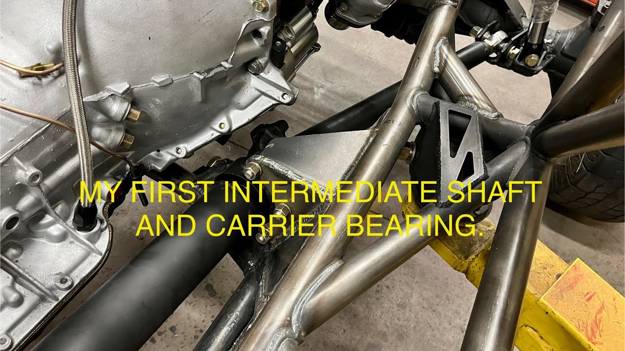 Intermediate driveshaft and carrier bearing - YouTube