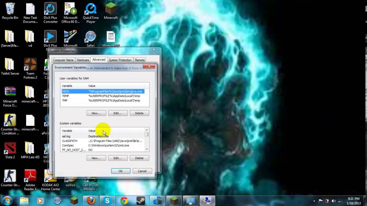 Minecraft Tutorials: How To Fix Run.bat And Java - YouTube