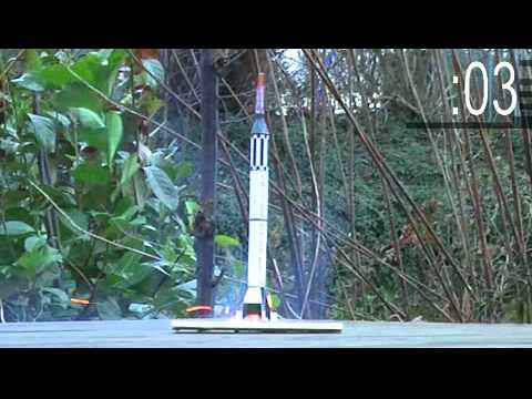 Rocket Launch Accident of Mercury-Redstone 8 - Explosion einer ...