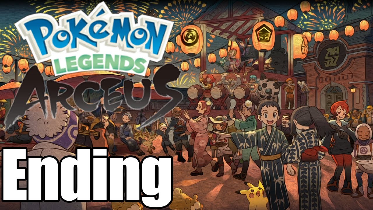 Pokemon Legends Arceus Ending Cutscenes! Palkia Final Boss Guide! Pt14 ...