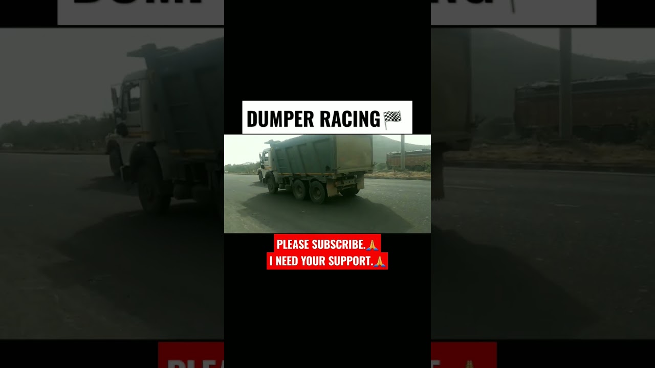 TATA MOTORS DUMPERS RACING 🏁 AT NH-3 NEAR MH-15 @Tata Motors # ...