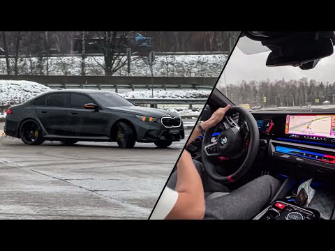 New BMW M5 G90 2025 drift compilation🤯