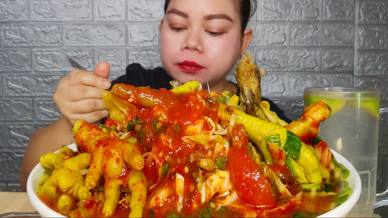 Soto Ayam Plus Ceker Soun Sambal Pedas 1 Mangkok Mukbang Youtube
