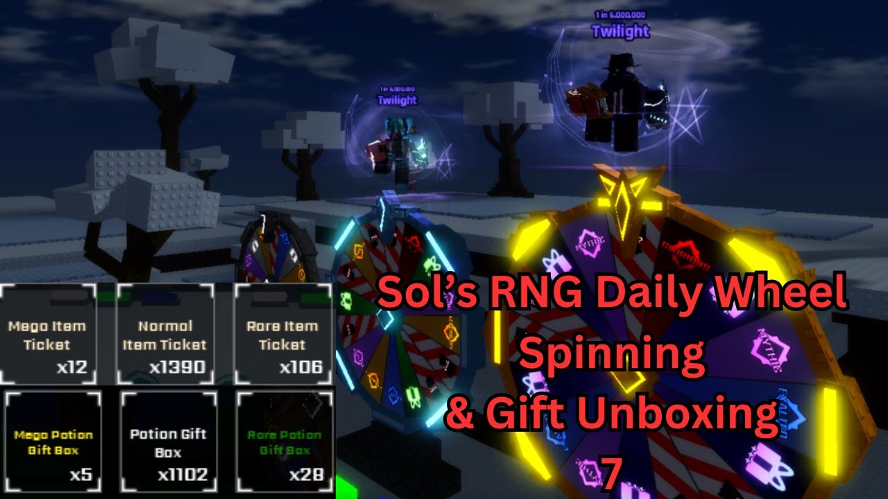 Using 1508 tickets & 1135 gift boxes |Sol's RNG| - YouTube