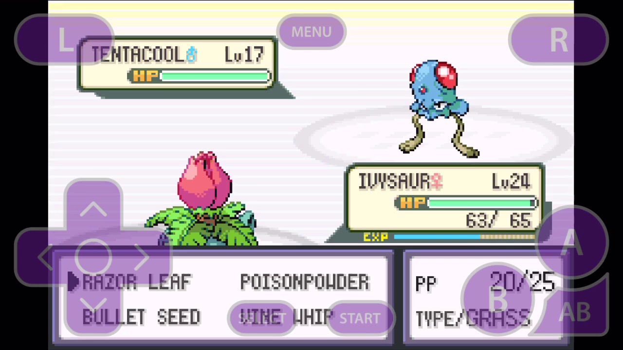 Pokémon fire red how to get the hm move cut! And battle your rival ...