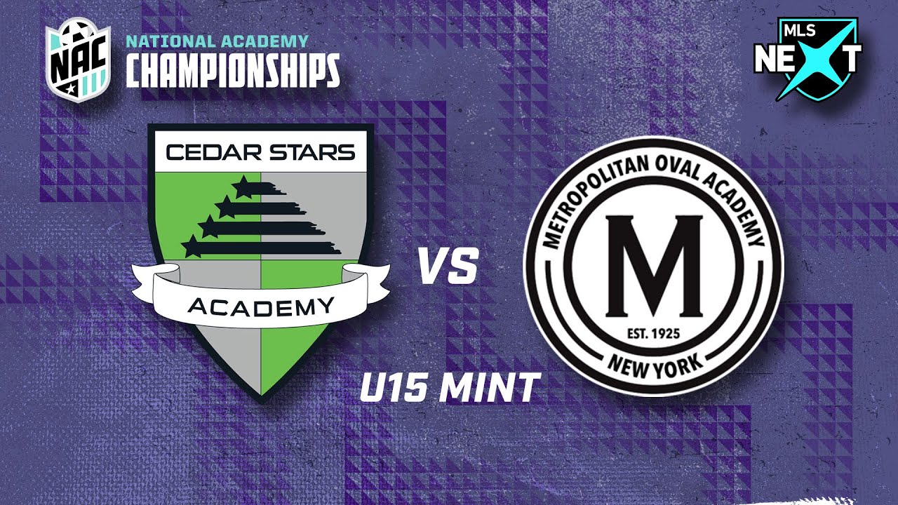 Cedar Stars Academy Monmouth (2) vs MET Oval (0) - U15 NAC Mint - MLS ...