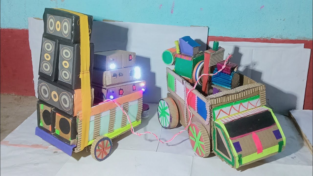 mini DJ truck loding with generator and light ||mini DJ truck||mini DJ ...