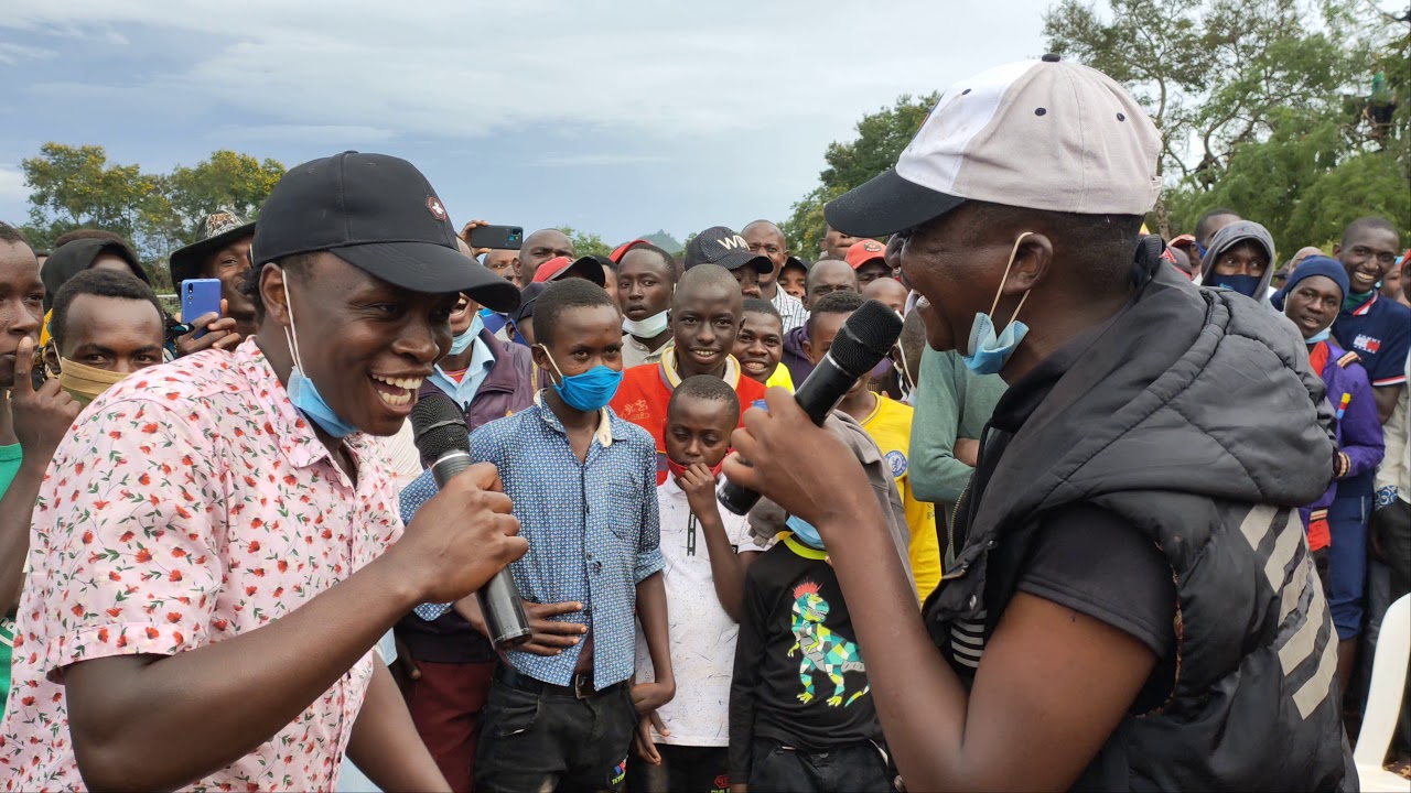 mkamba mjanja with tinda 7 at migwani boys during nguna cup finals ...
