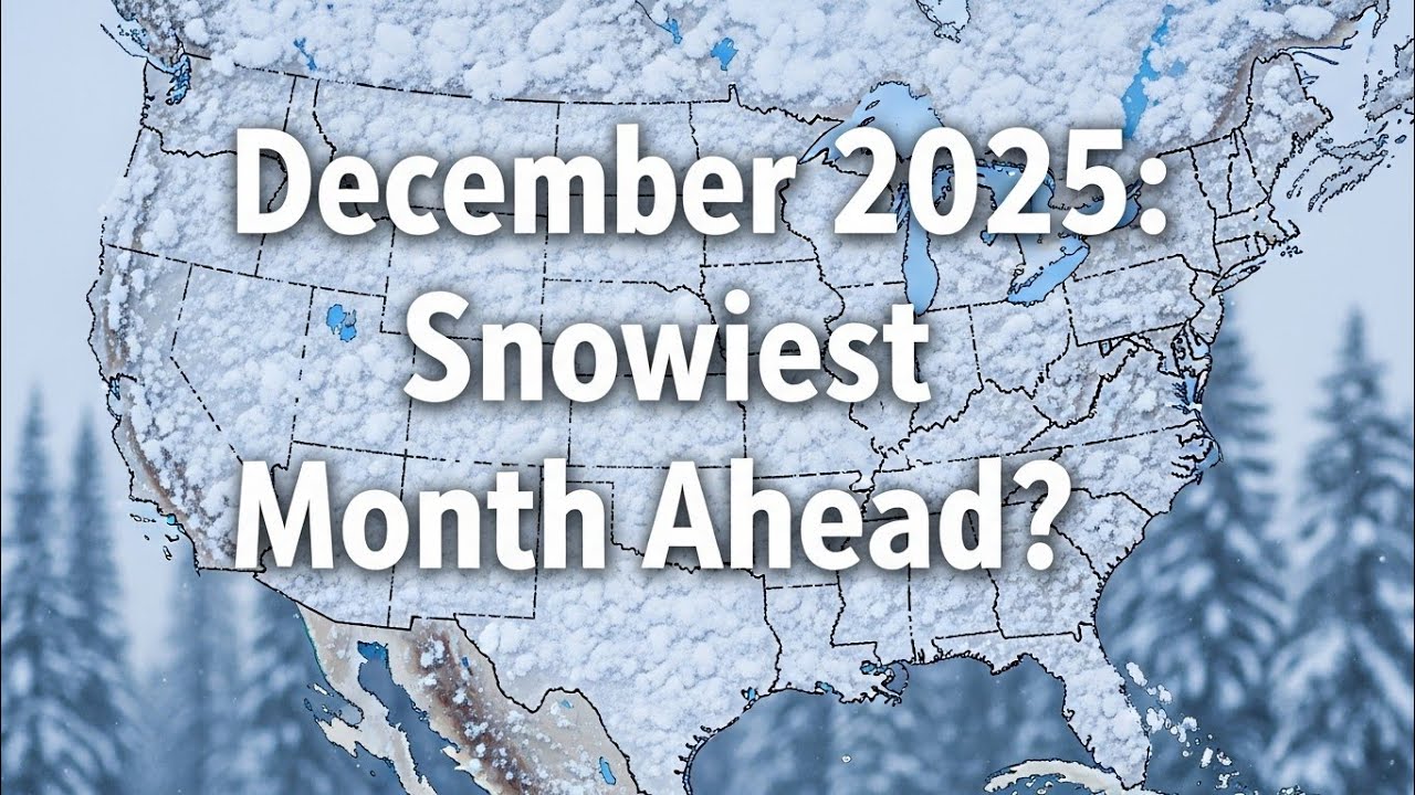 December 2025: Snowiest Month Ahead?#USWinter #SnowForecast # ...