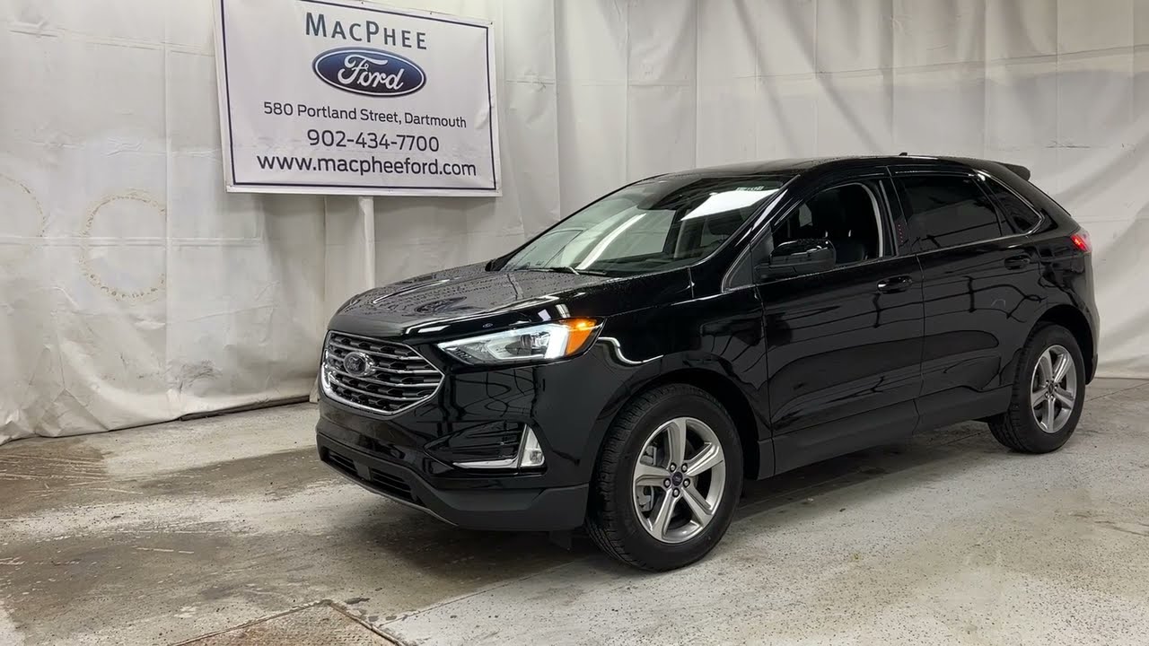 Black 2021 Ford Edge SEL Review - MacPhee Ford - YouTube
