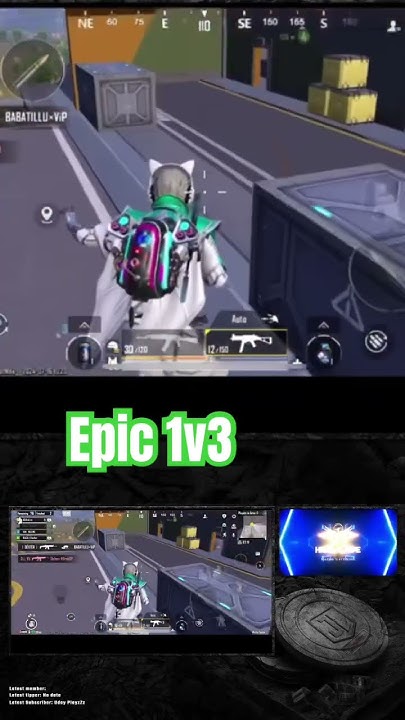 Insane 1v3 | #bgmishorts #shortsfeed #gaming - YouTube