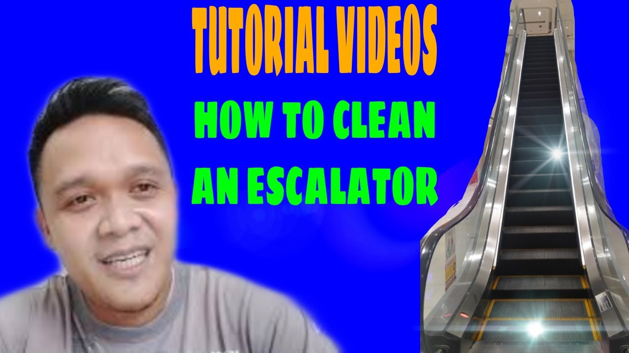 HOW TO CLEAN AN ESCALATOR - YouTube