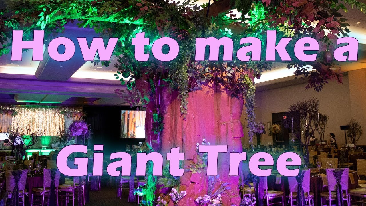 How to build a Giant Tree | Giant Tree Decoration for event | Event ...