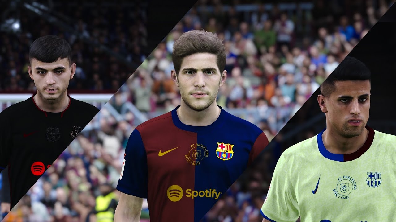 FC BARCELONA KITS 2024-2025 PES2021 | OPTION FILE - YouTube