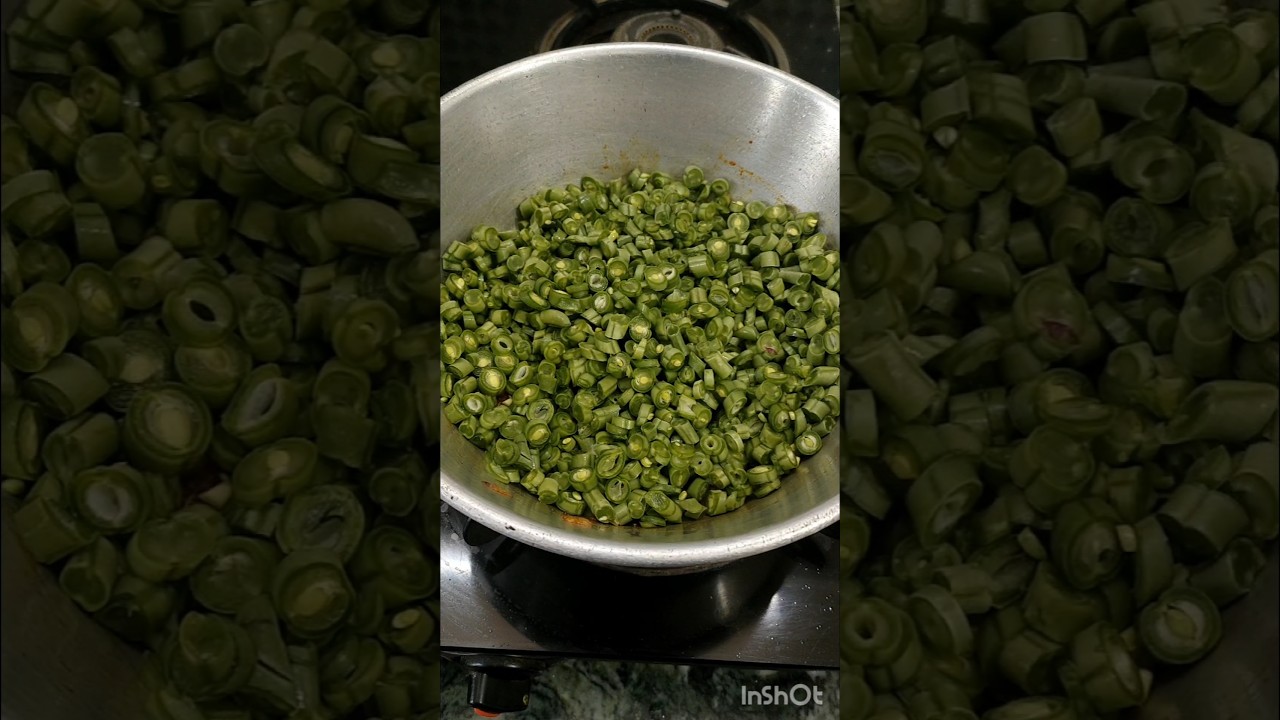 farasbi chi bhaji #viral #Aloo beans ki sabji #french beans sabji # ...