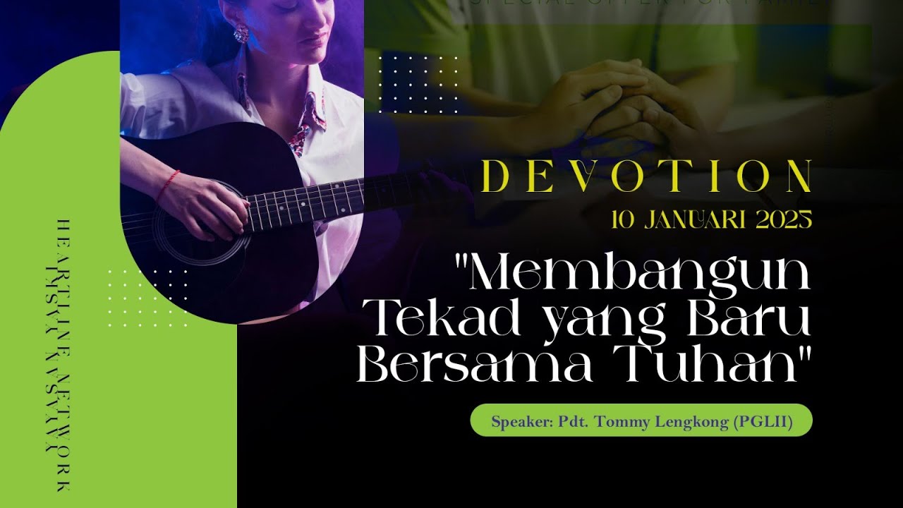 Membangun Tekad Yang Baru Bersama Tuhan ll Ibadah Yayasan Yaski 10 ...