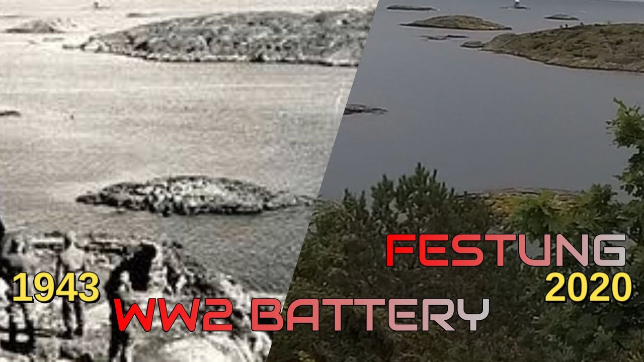 WW2 Battery & Bunkers Festung Norway Nazi Germany Atlantic Wall Norway ...