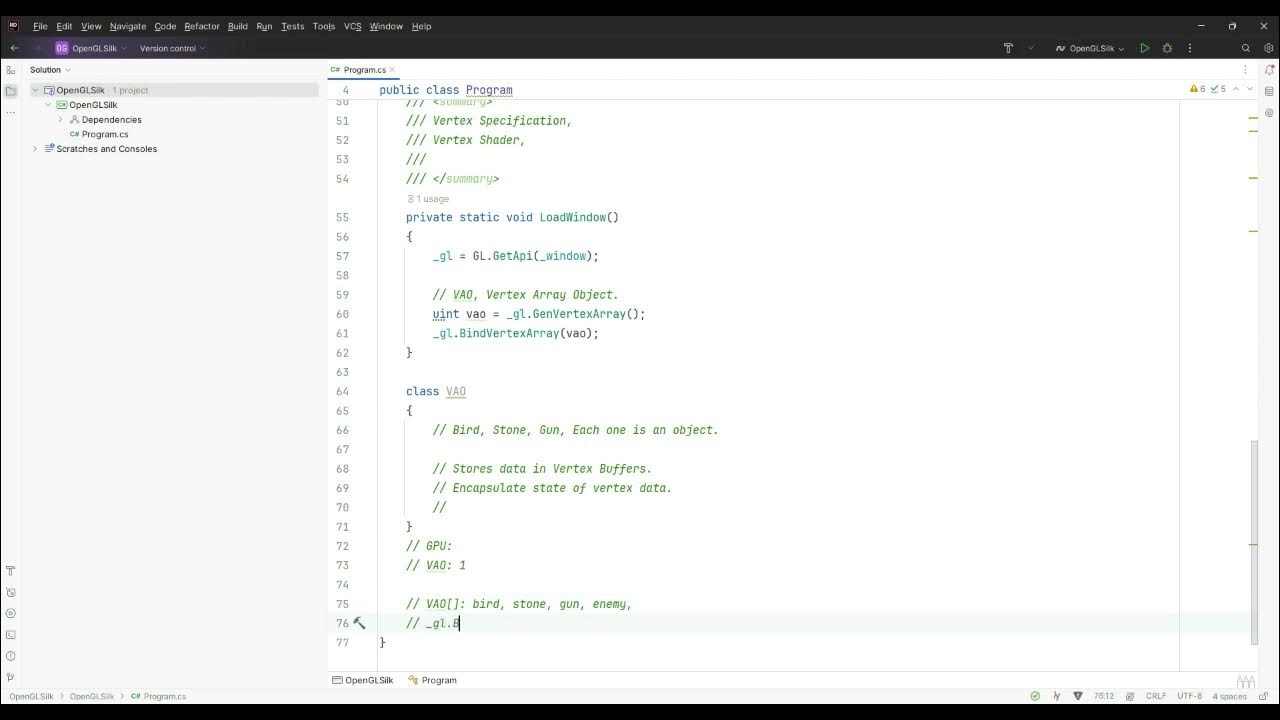 C# Game Engine Development (Arabic) | #4 Vertex Array Object and Vertex Buffer - YouTube