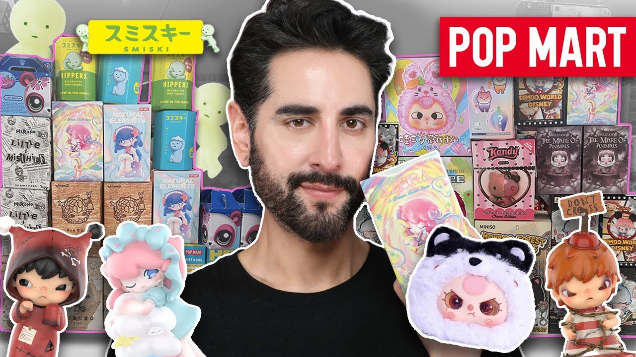 UNBOXING RANDOM BLIND BOXES! Pop Mart, Baby Three, Sanrio Smiski, Skull ...