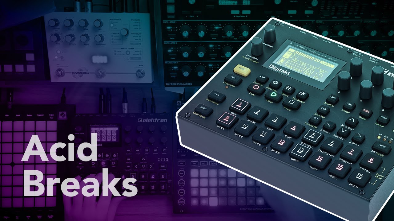 Acid Breaks - 170bpm Digitakt - YouTube