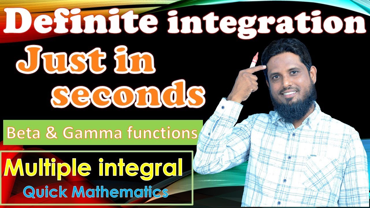 Lec - 16 FAST TECHNIQUE OF DEFINITE INTEGRATION # ...